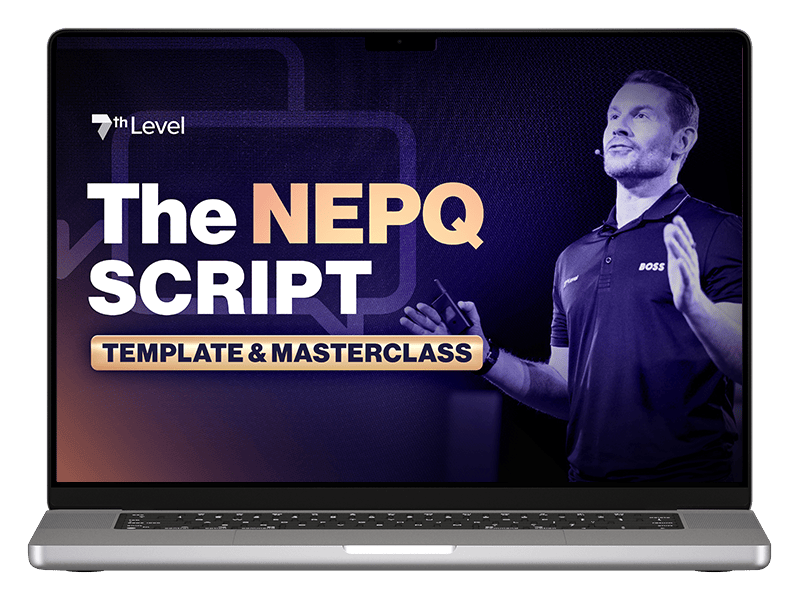 The NEPQ Script Template And Masterclass The NEPQ Script Template And Masterclass